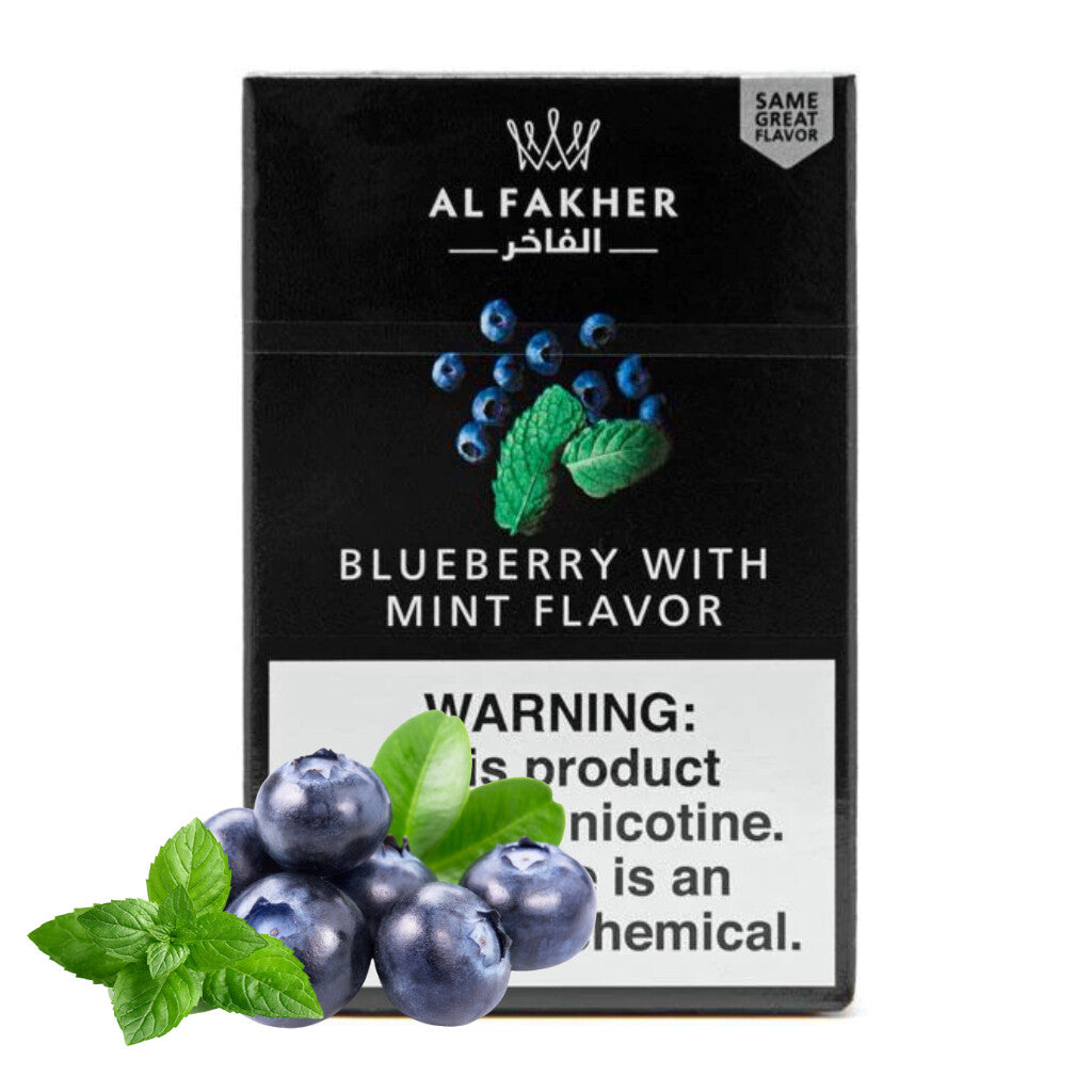 Al Fakher Tabaco Para Shisha Blueberry With Mint – SMOKE Inc.