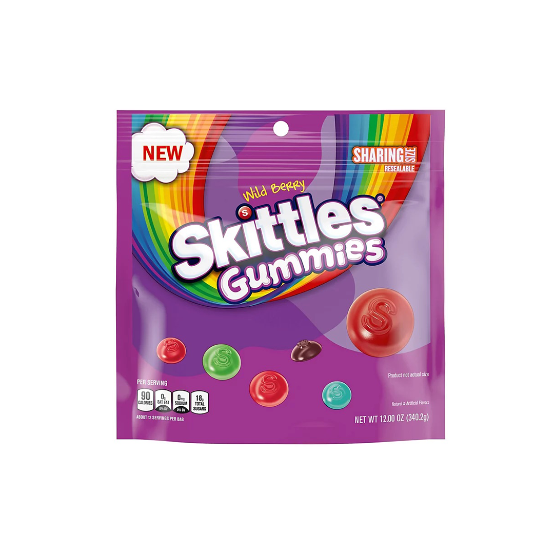 Skittles Wild Berry Gummies Sharing Size – SMOKE Inc.
