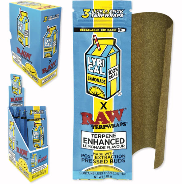 RAW Lyrical Wrap 3 Pack – SMOKE Inc.