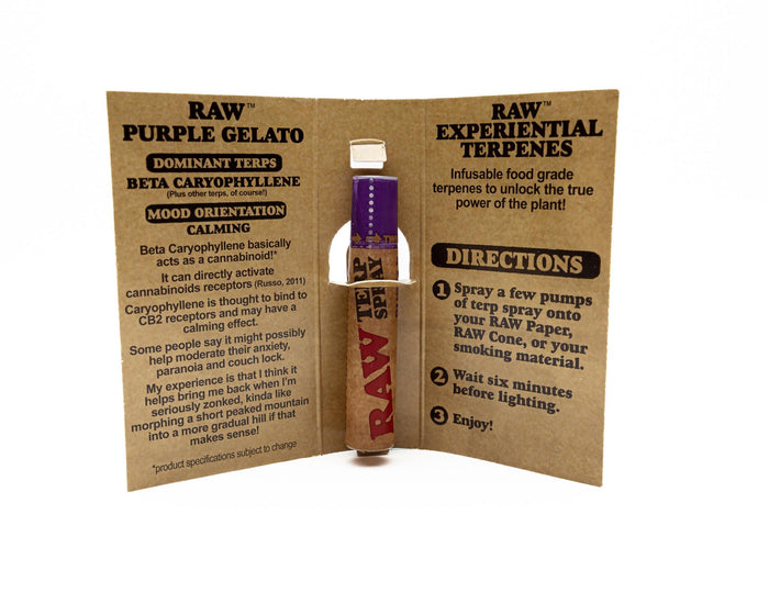 Raw Terp Spray Purple Gelato – SMOKE Inc.