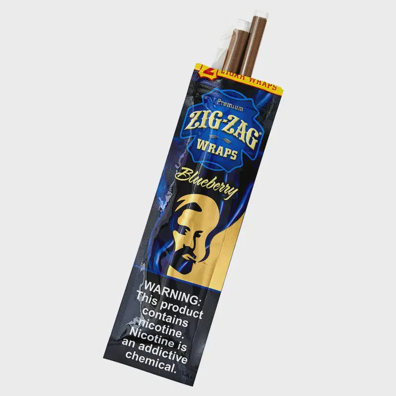 ZIg Zag Wraps de tabaco Blueberry – SMOKE Inc.