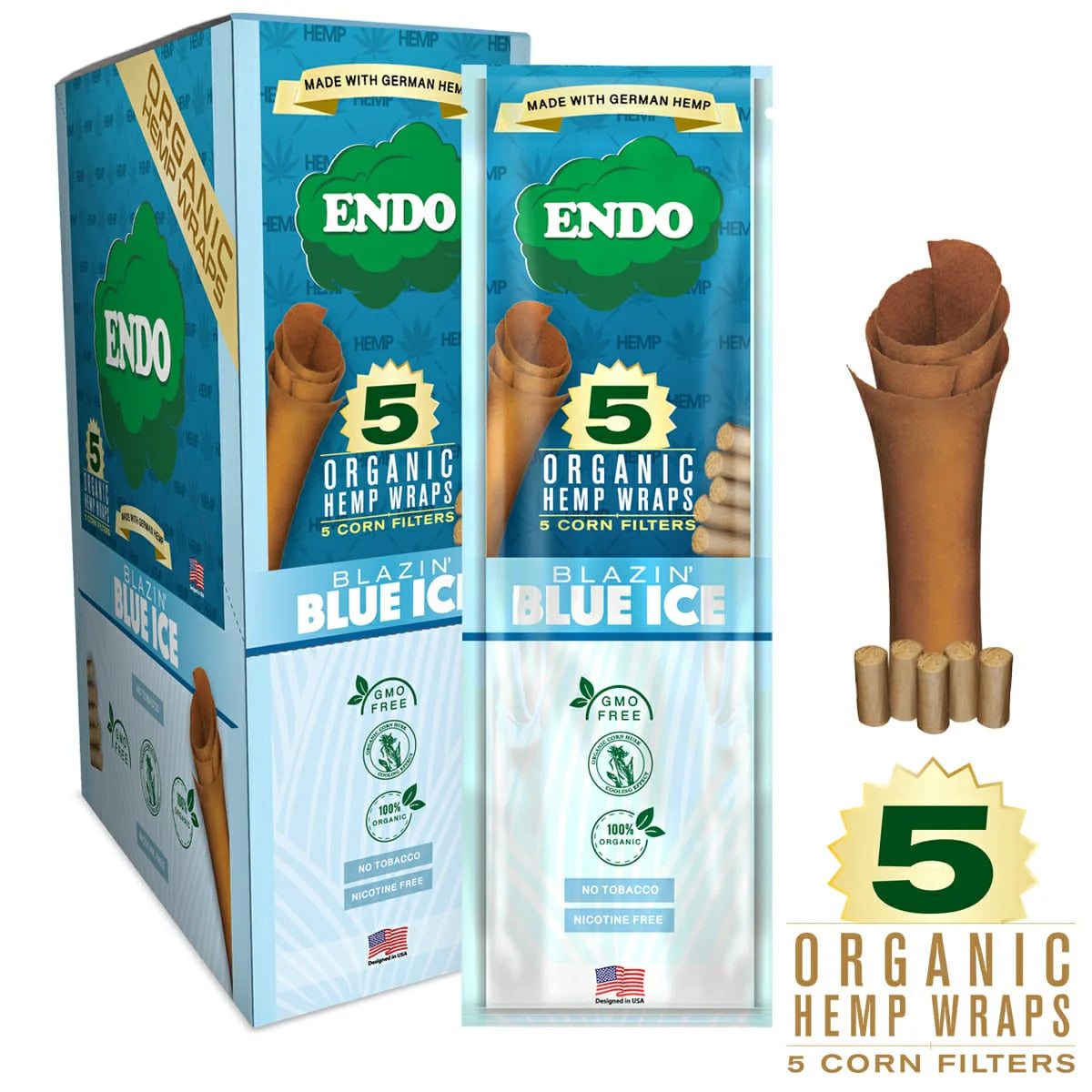 Endo Organic Hemp Blazin Blue Ice – SMOKE Inc.