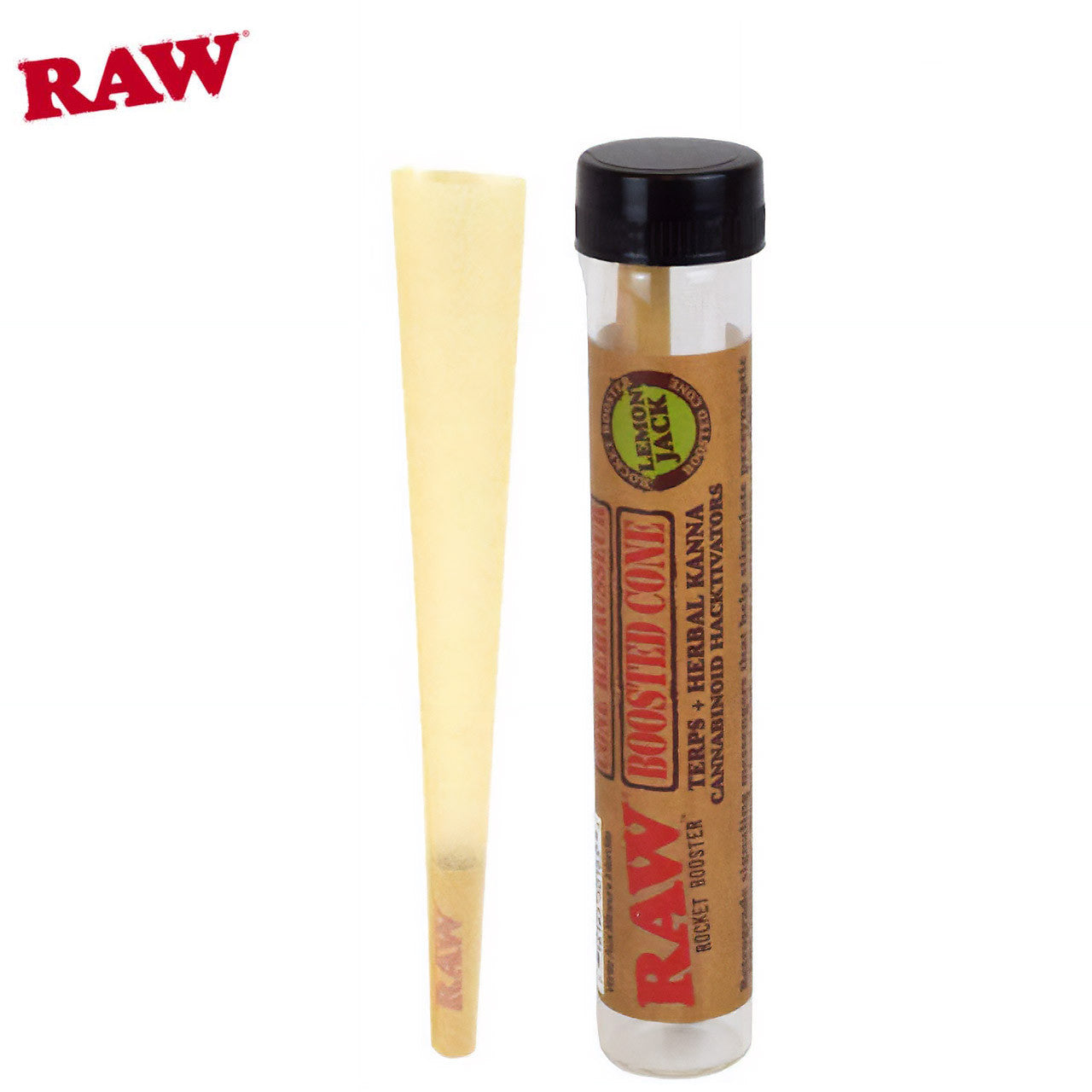 RAW Boosted Cone con terpeno Lemon Jack – SMOKE Inc.